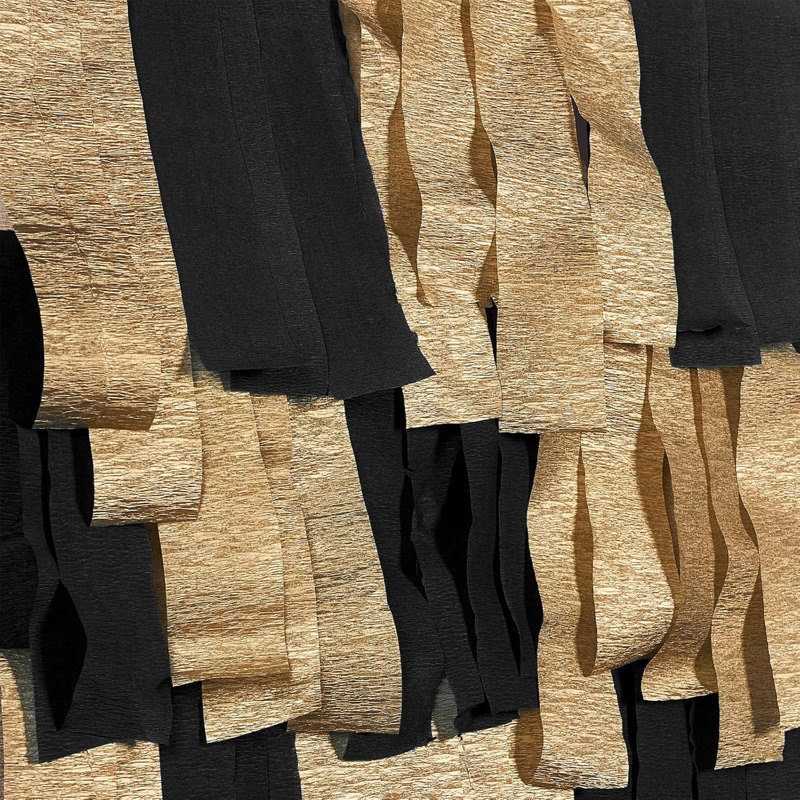 AOOS CUSTOM Black Crepe Paper Streamers 4 Rolls 328 ft Pack | Wayfair